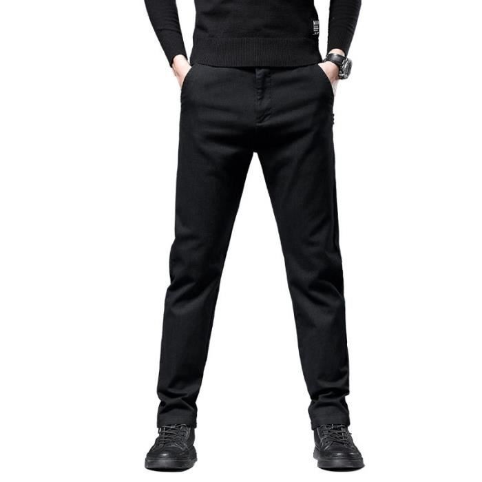 Pantalon Homme Slim Fit Stretch Pantalon Chino Elegant Couleur Unie ...