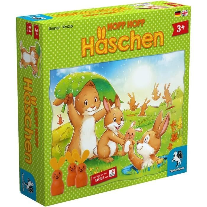 Jeu de société - PEGASUS SPIELE - HOPP HOPP Haschen 66005G - Cdiscount Jeux - Jouets