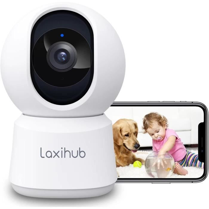 360 ° Coverage Pan Tilt Home Security Camera, 1080P Full Hd Smart Baby ...