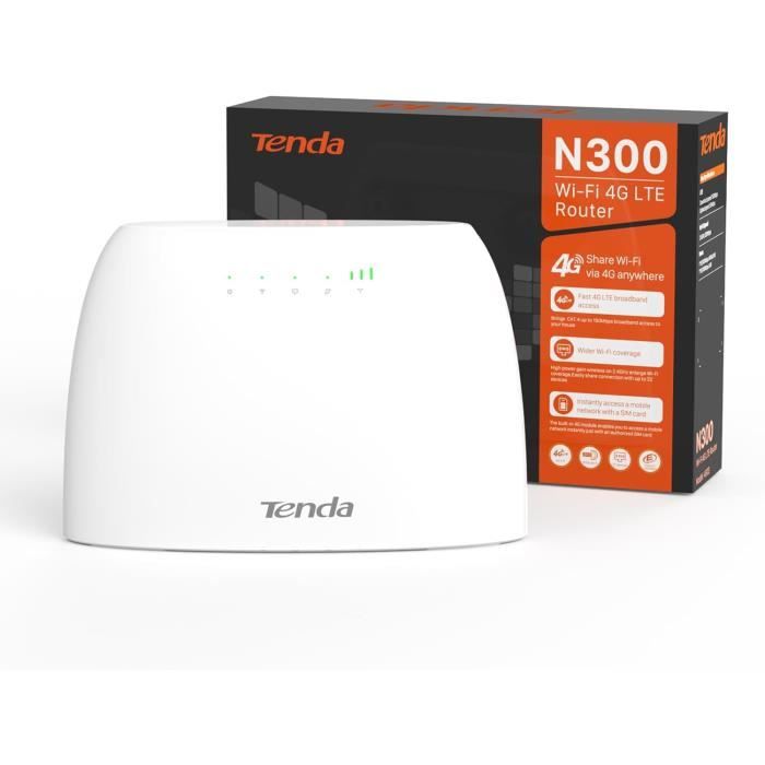 Routeur 4G Sim, Box 4G, Routeur 4G Lte 150Mbps, Routeur Wifi 300Mbps ...