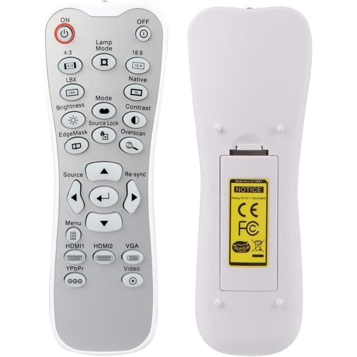 Nornward Br-3042B Télécommande Pour Optoma Hd180 Hd200X Hd67 Hd20 ...