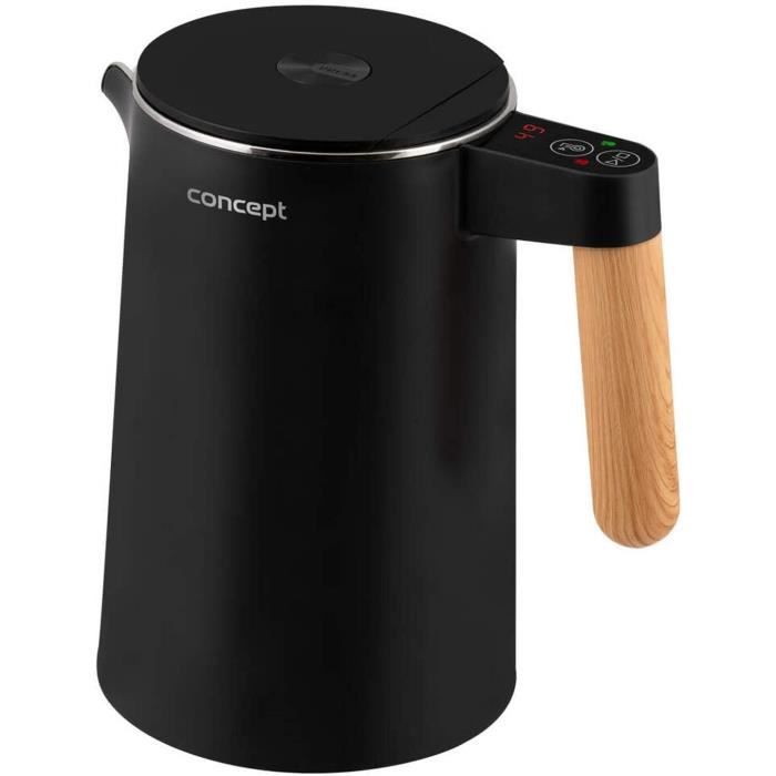 Rk3301 Bouilloire En Acier Inoxydable 1,5 L Salt & Pepper Noir[d1489 ...