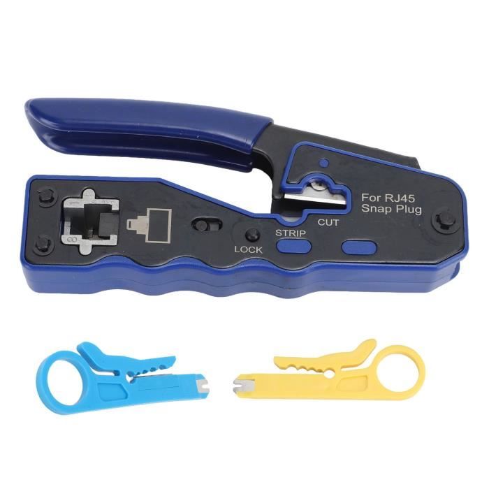 Pince à sertir Ethernet Kit d'outils de sertissage RJ45, outil de ... Pince à sertir Ethernet Kit d'outils de sertissage RJ45, outil de ...