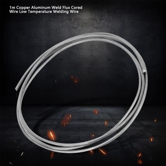 Fil de soudage Fil de soudure à basse température de fil fourré par flux de soudure en aluminium ...