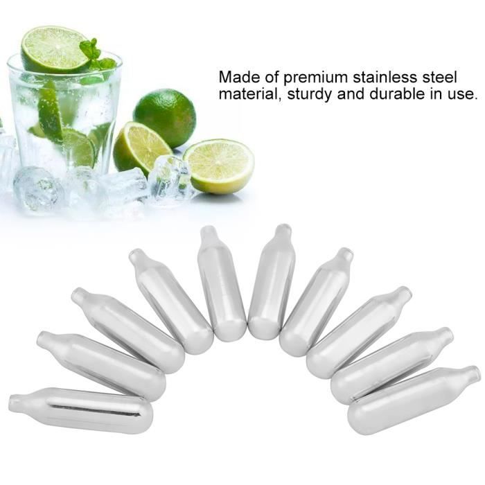 Lot de 10 bouteilles de gaz pour machine à soda DIY - ZJCHAO - en acier ...