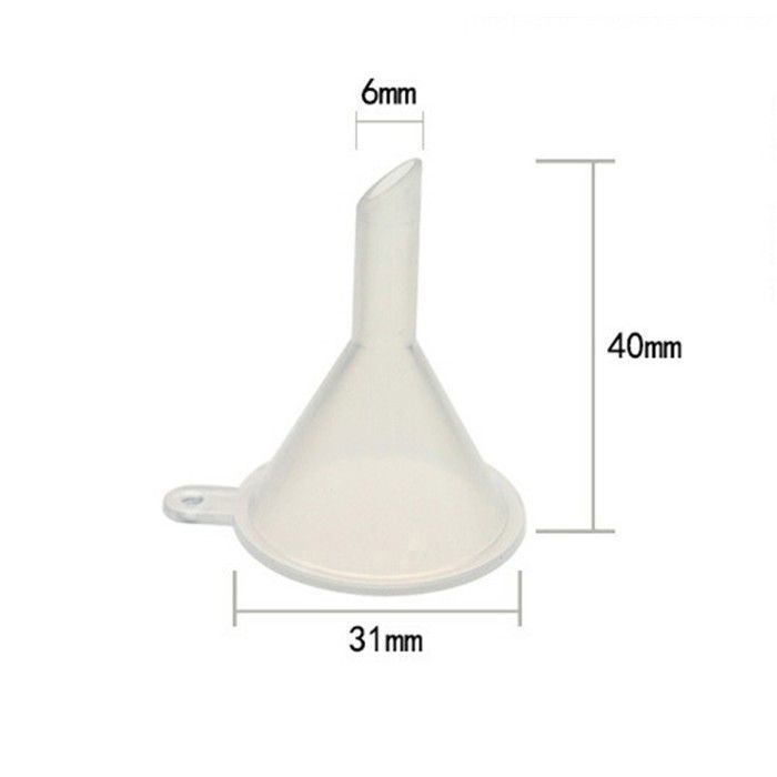 10 X Mini Entonnoir transparent Flacon de Parfum Vaporisateur ...