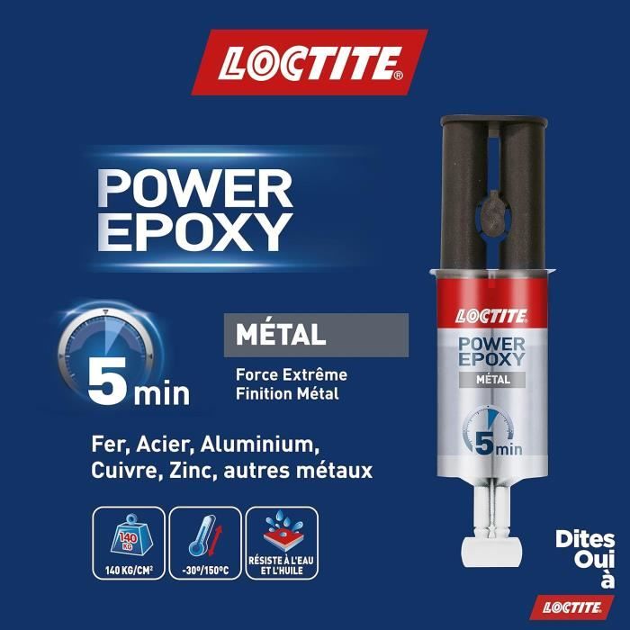 Colle Epoxy Liquide Spéciale Metal, Résine Epoxy Bi-Composante Couleur ...