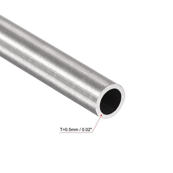 Tuyau Tube Acier inoxydable 304 SOURCING MAP 4mm Diamètre extérieur 0 ...