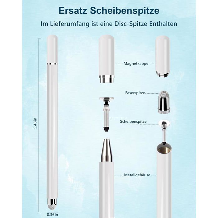 Stylet universel pour écrans tactiles - ARNUSA - Haute précision ...