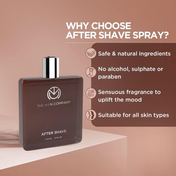 After Shave Spray For Men With Aloe Vera & Menthol, Soothes, Calm ...
