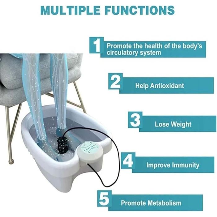 Appareil de Massage Pieds, Spa ionique pour les pieds, machine de bain ...