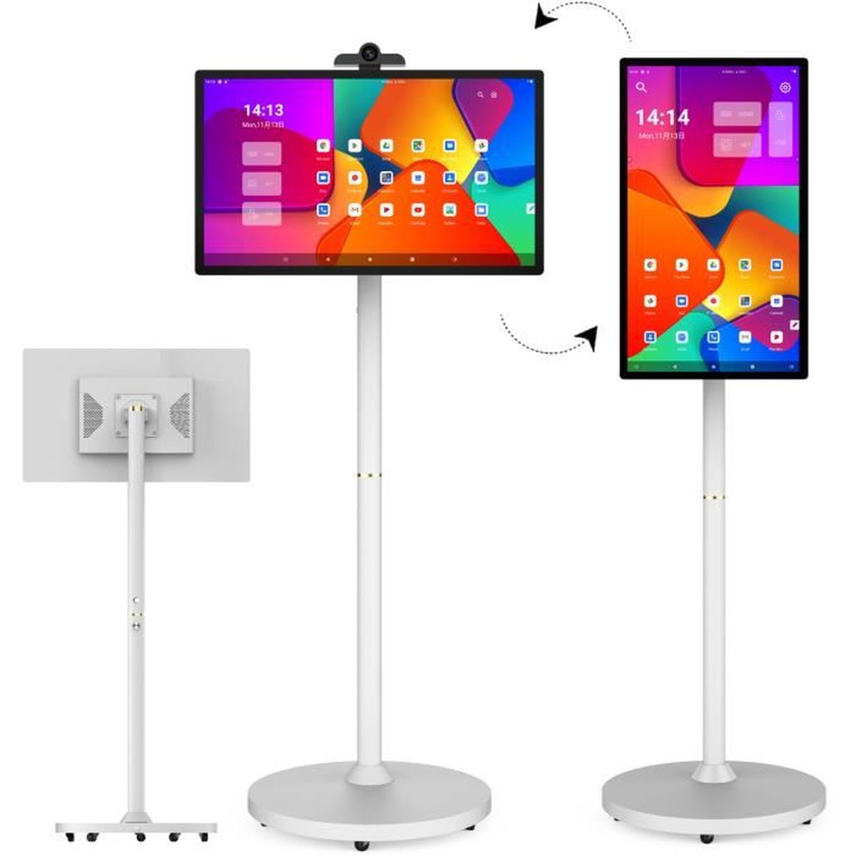 27" Portable Connectée TV écran tactile avec Audio et caméra HD ...