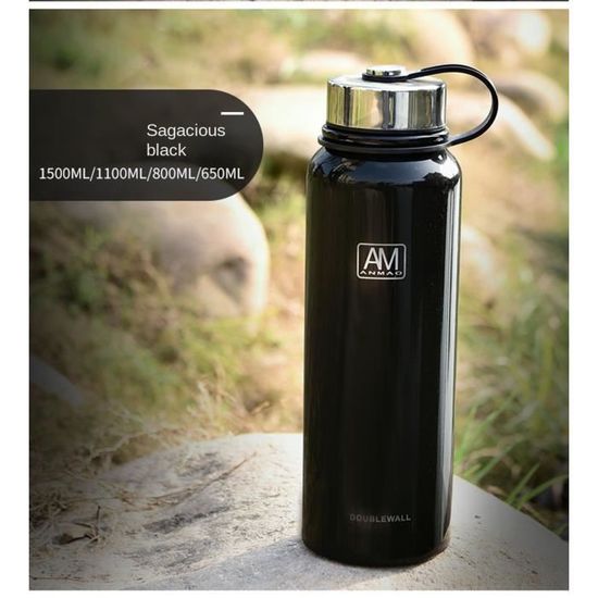 Bouteille isotherme,Bouteille isotherme de Sport en acier inoxydable ...