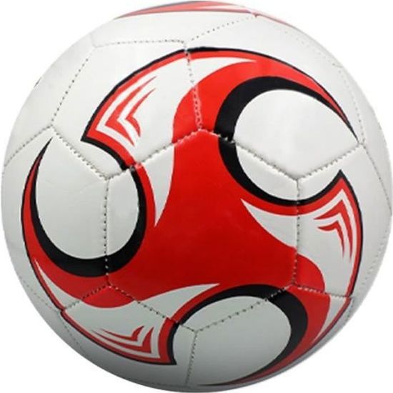 Ballon de Football - Modèle - Rouge - Blanc - Taille 3, 4 ou 5 ...