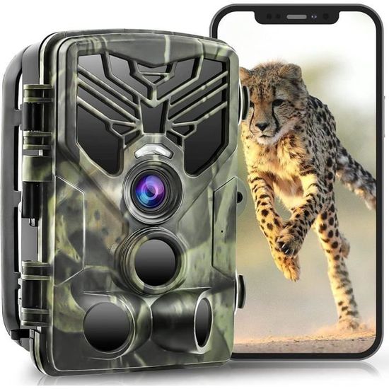 Caméra De Chasse Wifi 36Mp 4K, 30M No Glow Vision Nocturne Infrarouge ...