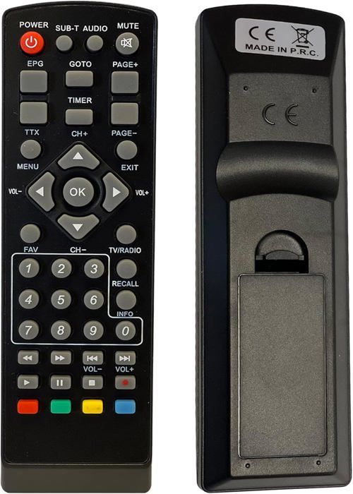 Télécommande Universelle 7en1 Compatible pour Décodeur TNT DVB-T Strong ...