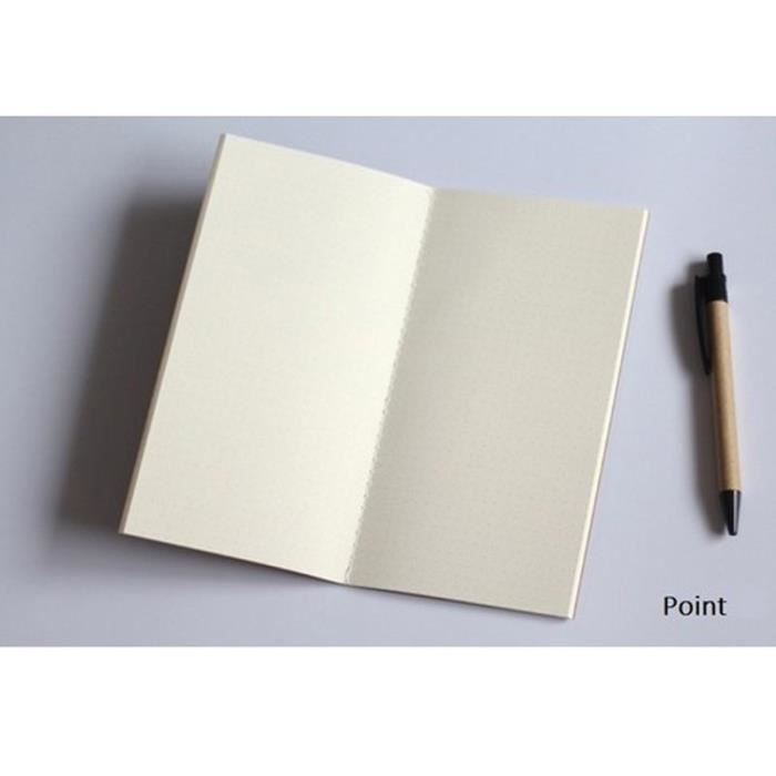 Bloc-notes en papier Kraft Standard-de poche,carnet de notes vierge ...