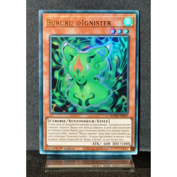 Carte YU-GI-OH MAMA-FR055 Bururu Ignister NEUF FR - Cdiscount Jeux - Jouets