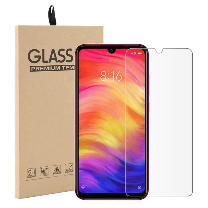 [1 Pack]Protection écran Verre trempé 1 Pack Xiaomi Redmi Note 7 Pro ...