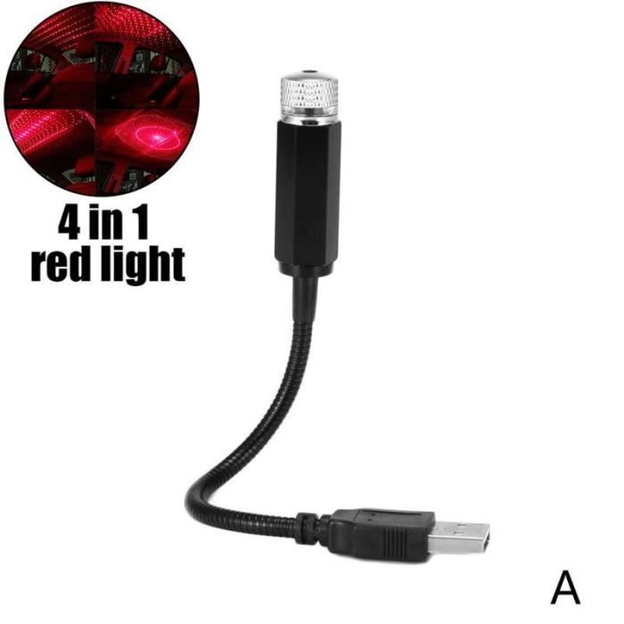 Rouge - Projecteur LED romantique pour toit de voiture, lumière ...