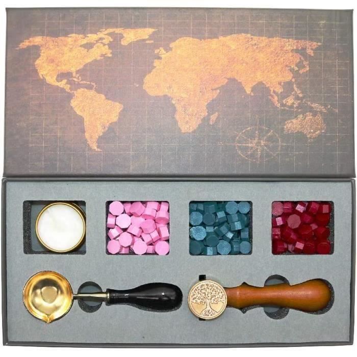 Tampon de cire kit,Sceaux pour Cachet kit avec Perles de Cire d ...