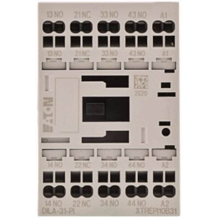 Contacteur auxiliaire - EATON - DILA-31 - 230V50HZ - 240V60HZ - 4 A ...