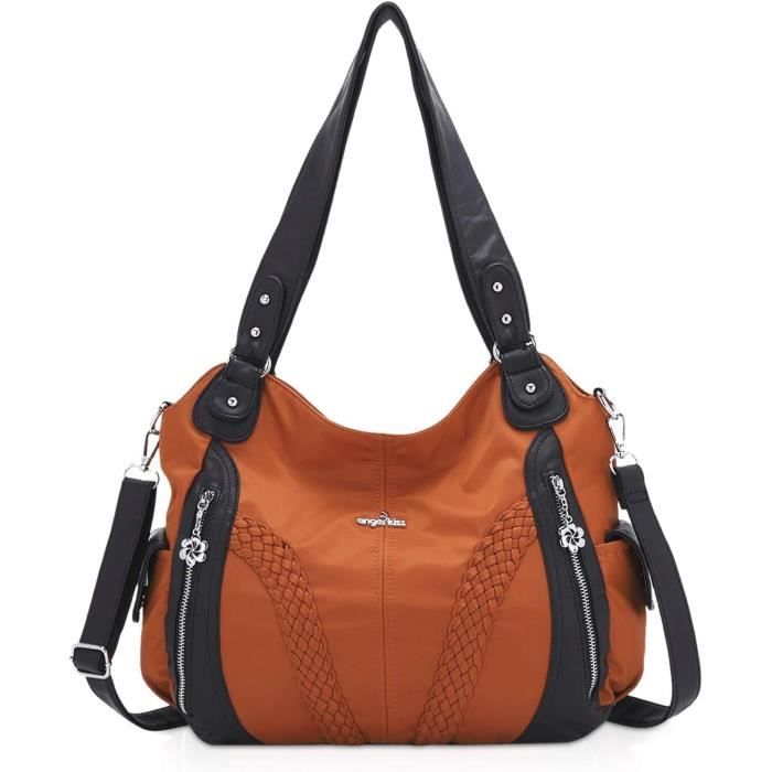 Sac À Main Femmes Sac En Simili Cuir Souple Sac À Bandoulière De ...