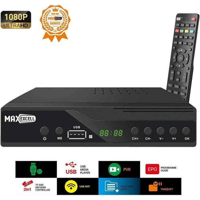 Décodeur numérique terrestre DV3T3 Full HD - Marque A2ZWORLD ...