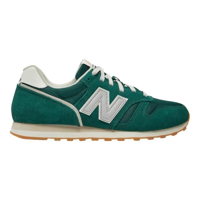 Baskets - NEW BALANCE - ML373 - Talon plat - Cuir - Vert Vert ...
