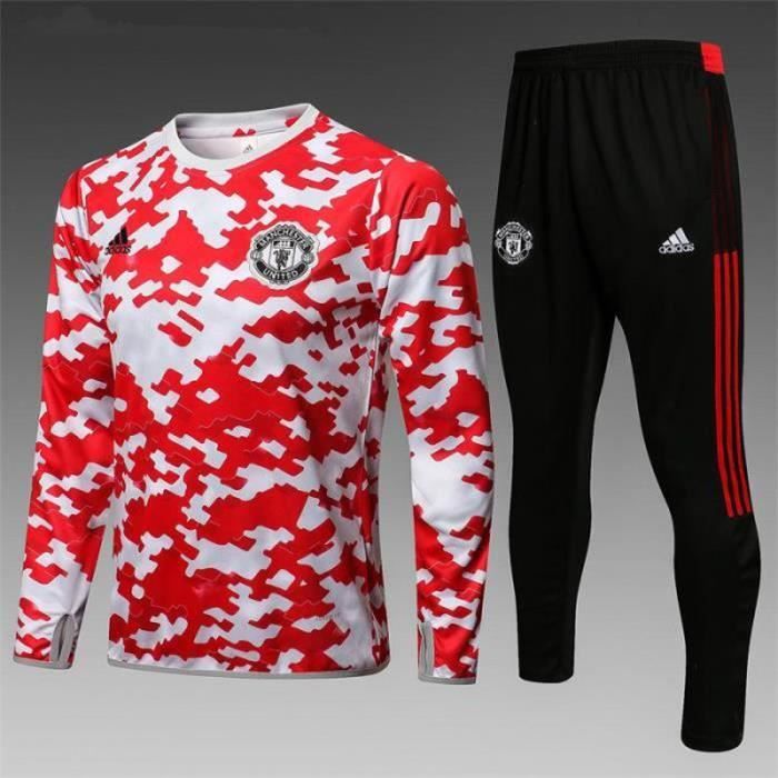 Manchesters Uniteds Survêtement de Foot Homme 2021 2022 Nouveau Maillot ...