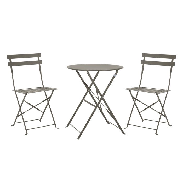 SVITA BERLIN Meubles de balcon Bistroset Chaise Table Jardin Bistro ...