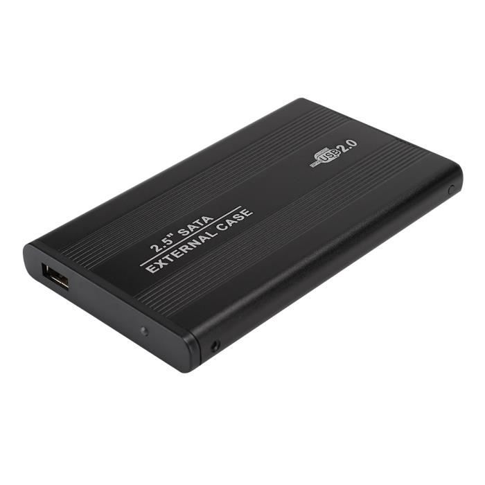 Tbest Boîtier de disque dur Boîtier externe en alliage d'aluminium pour ...
