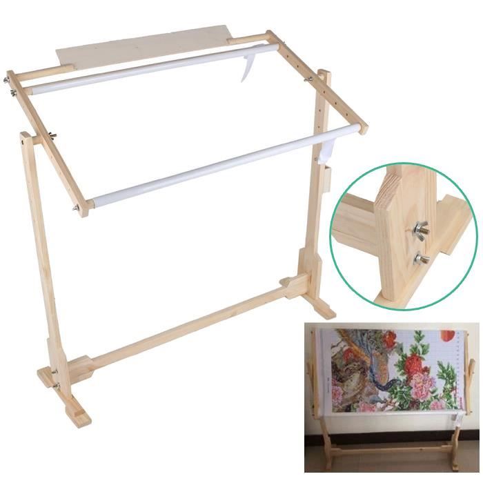 Tambour à Broder Cadre pour le point de croix Cadre de broderie en bois ...