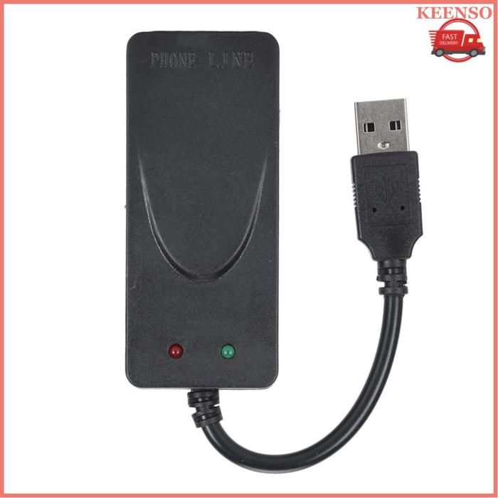 KEENSO modem de télécopie USB à double port RJ11 Modem de Données de ...