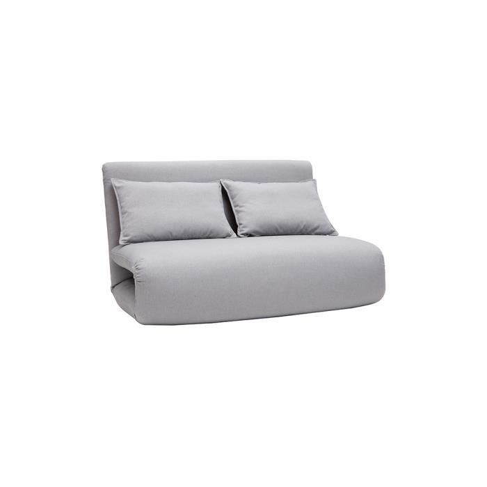 Miliboo - Chauffeuse convertible design gris clair 2 places SLEEPER ...