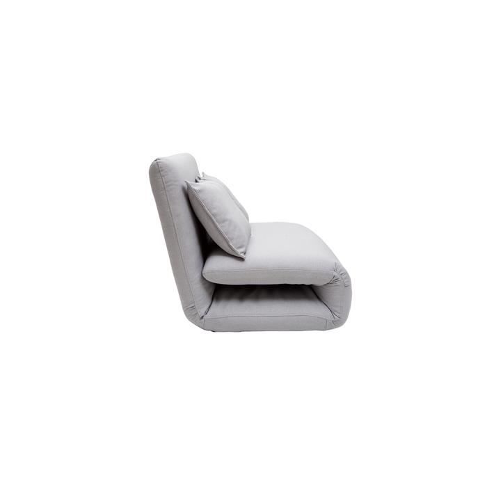 Miliboo - Chauffeuse convertible design gris clair 2 places SLEEPER ...