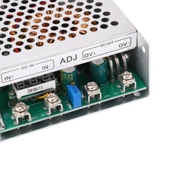 HURRISE Module convertisseur Buck DC vers DC Module Régulateur de Tension Réglable, Boîtier ...