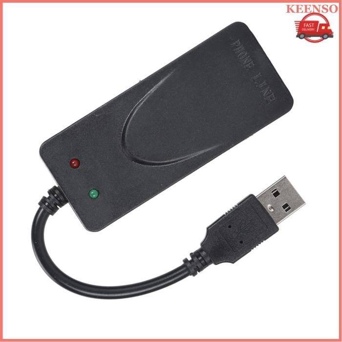 KEENSO modem de télécopie USB à double port RJ11 Modem de Données de ...