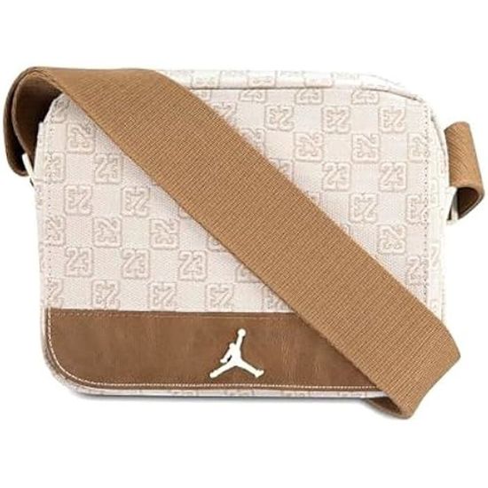 Sac - JORDAN - Monogram Mini Messenger Bag - Polyester - Beige ...