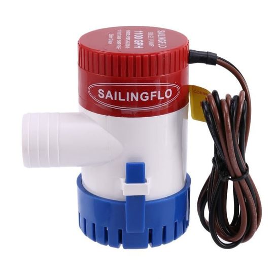 SAILINGFLO 12V 1100GPH Mini Bateau Pompe de Cale Pompe de Cale 12V ...