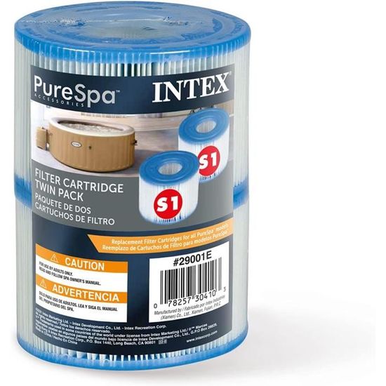 Intex Cartouches filtrantes de Type S1 pour PureSpa, Lot de 2292 ...