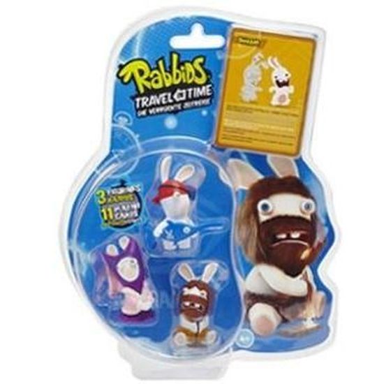 Lapins Crétins Retour vers le Passé 3 fig. pack C - Cdiscount Jeux - Jouets