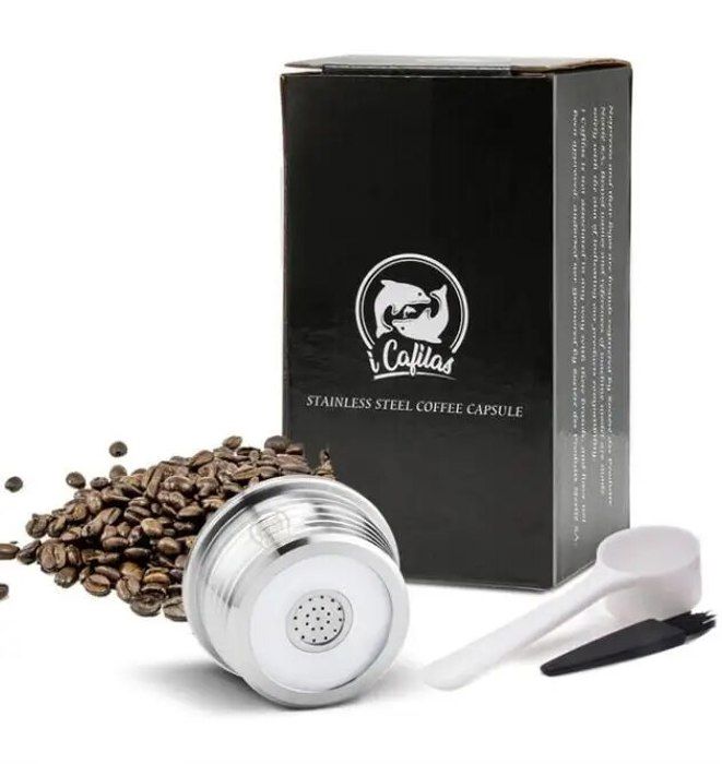 ICafilas-Capsules de café en acier inoxydable,pour tous les jours,pour ...