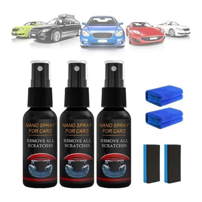 3PCS Nano Scratch RemoverNano Spray Car Scratch RepairCoating Spray ...
