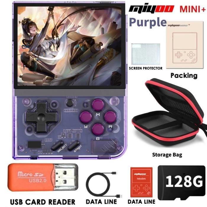 Purple 128G-Bag - Console de jeu ata yoo Mini Plus V3 Retro Déterminer ...