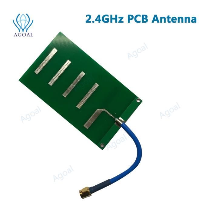 5pcs - Antenne Directionnelle Yagi Pcb 2.4ghz 7db, Antenne Sma Femelle ...