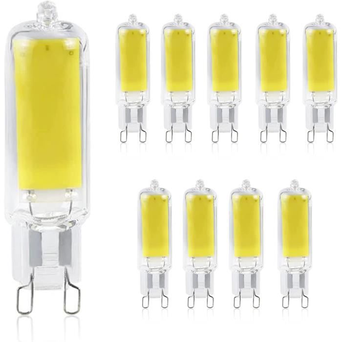 G9 Ampoule de Lampe à LED 220V 5W 7W 10W Verre COB LED G9 Lampes Dimmable Remplacer l'ampoule ...