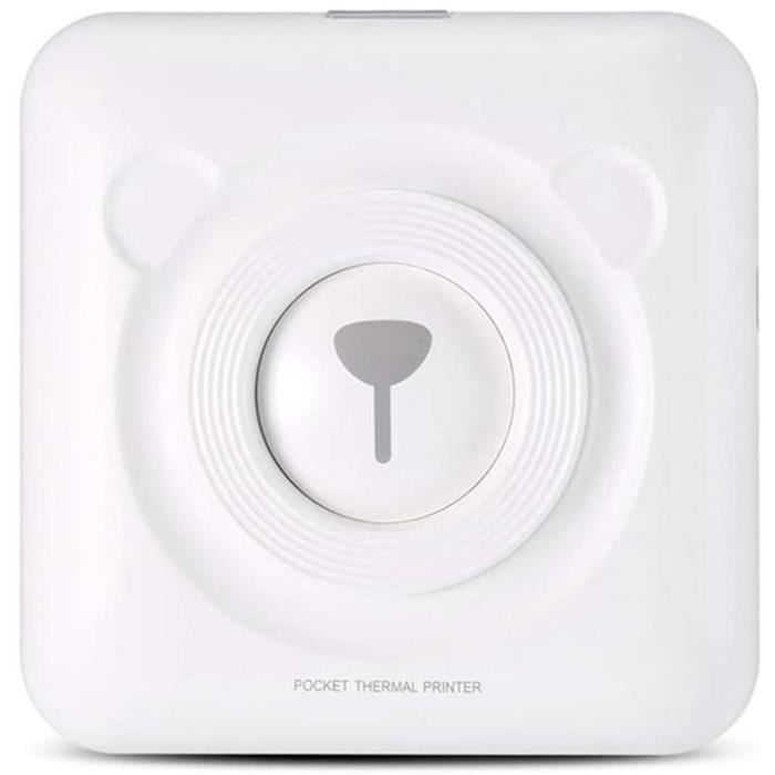 Ytrew Mini Thermique Imprimante,sans Fil USB Rechargeable BT Photo ...