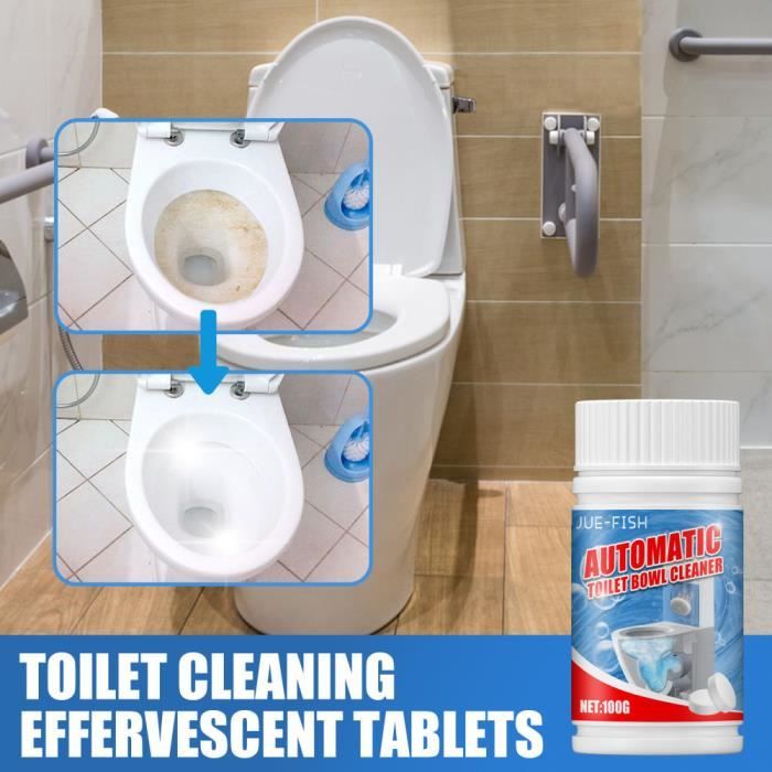 Nettoyant WC tablette effervescente détartrant WC déodorant tache WC ...