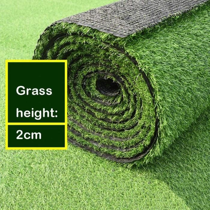 Herbe Artificielle, pour Chiens Tapis de pelouse en Gazon synthétique avec Trous de Drainage ...